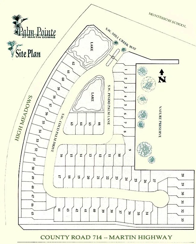 Community Layout | Palm Pointe & Palm Isles at Martin Downs