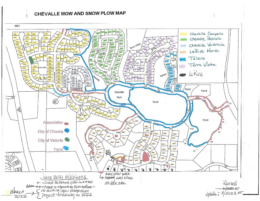 Mowing/Snow Plowing Map | Chevalle Country Estates