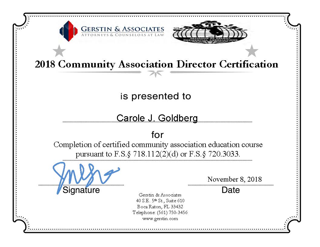 Board of Directors | Deauville Village Condominium Association