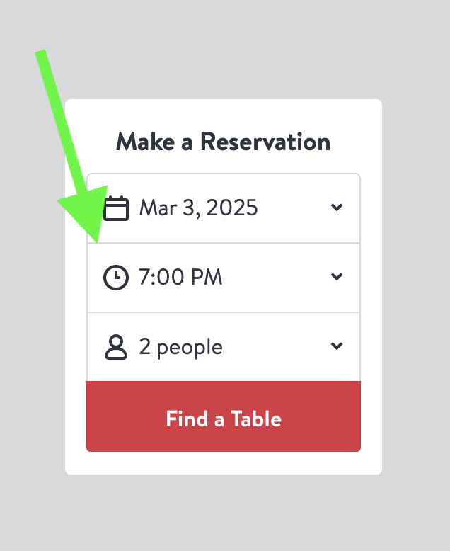 Open Table Instruction | New Pond Village Residents Association